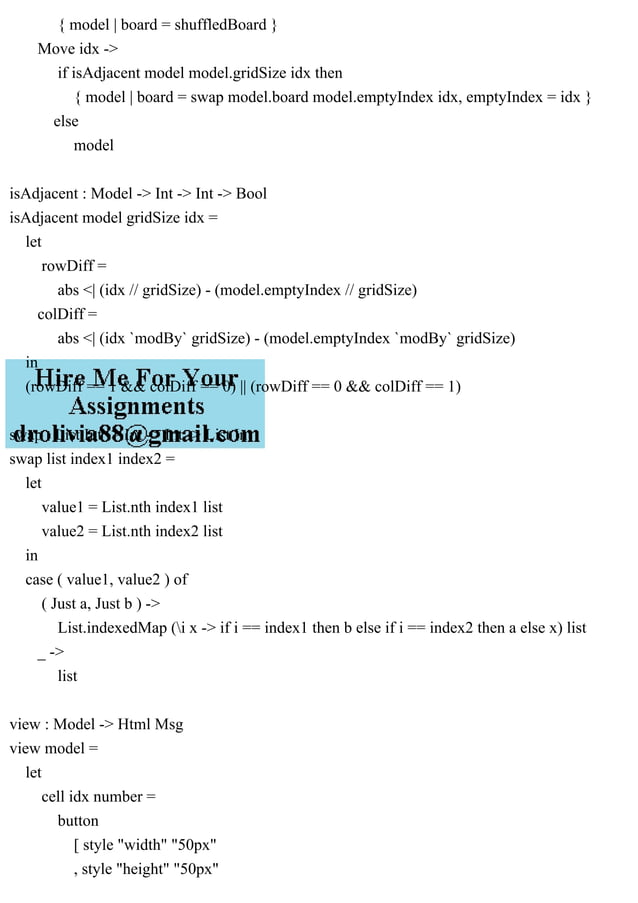 Please, correct the following ELM codemodule Main exposing (..).pdf