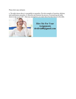 Please dont copy and paste- a- The table shown above is susceptible to.pdf