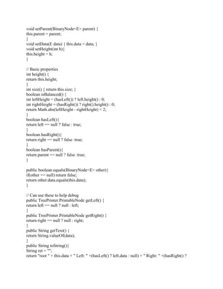 Please finish everything marked TODO BinaryNode-java public class Bi.docx