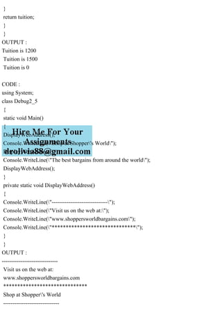 Please follow the code and comments for description and outputs C.pdf | Programming Languages ...