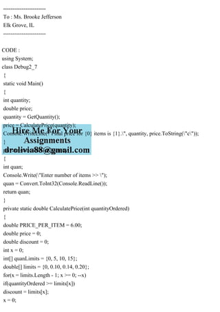 Please follow the code and comments for description and outputs C.pdf ...