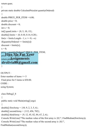 Please follow the code and comments for description and outputs C.pdf | Programming Languages ...