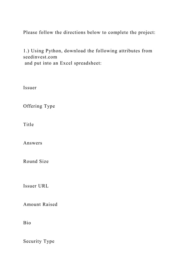 Please follow the directions below to complete the project1.).docx