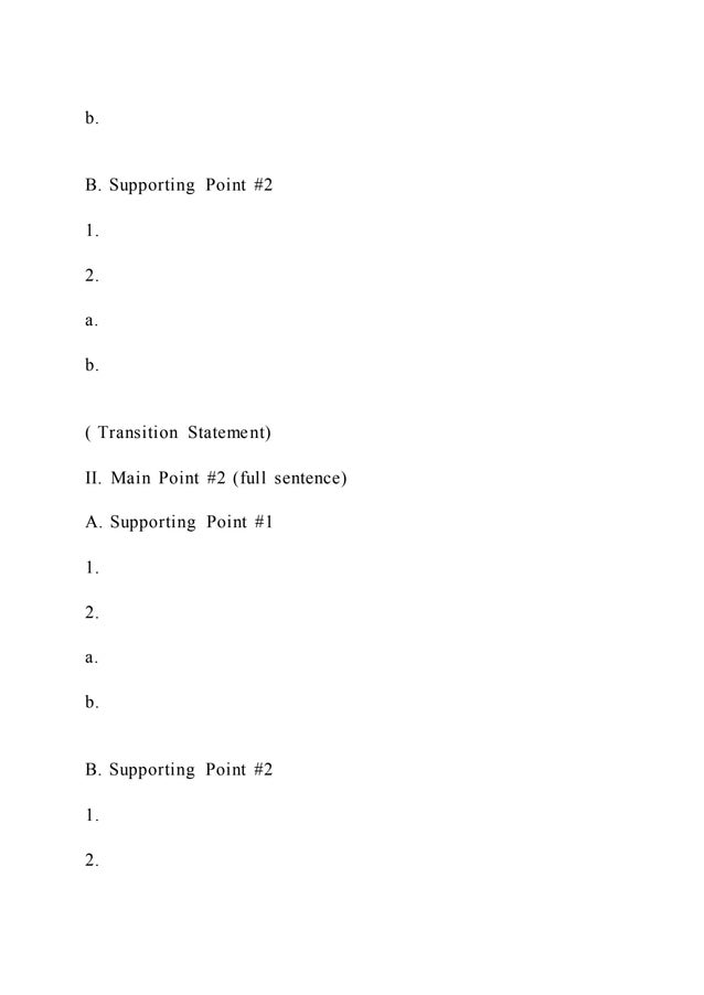 Please follow this outline. It will be used for my oral presentation | PDF