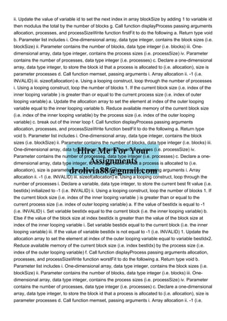 Please modify the following code in C Make sure your code m.pdf