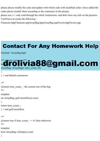 please please modify the code and update with whole code with modifi.pdf | Programming Languages ...