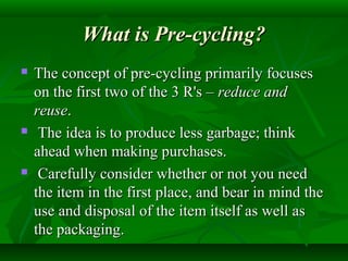 Please Pre-Cycle | PPT