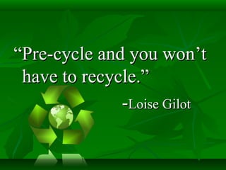 Please Pre-Cycle | PPT