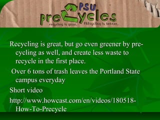 Please Pre-Cycle | PPT