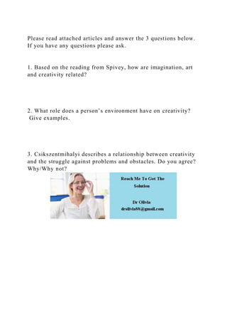 Please read attached articles and answer the 3 questions below. If y.docx