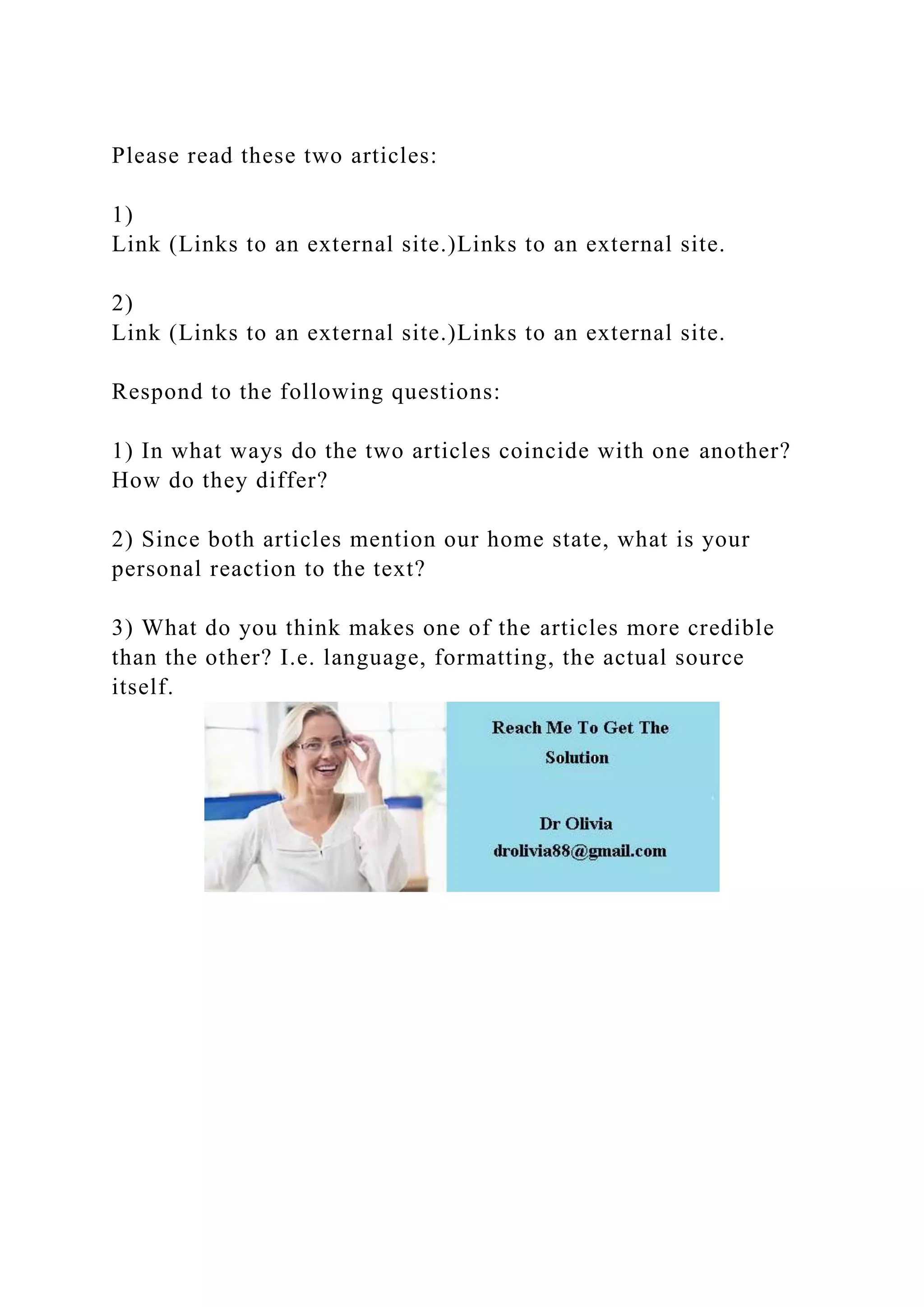 Please read these two articles1) Link (Links to an external s.docx
