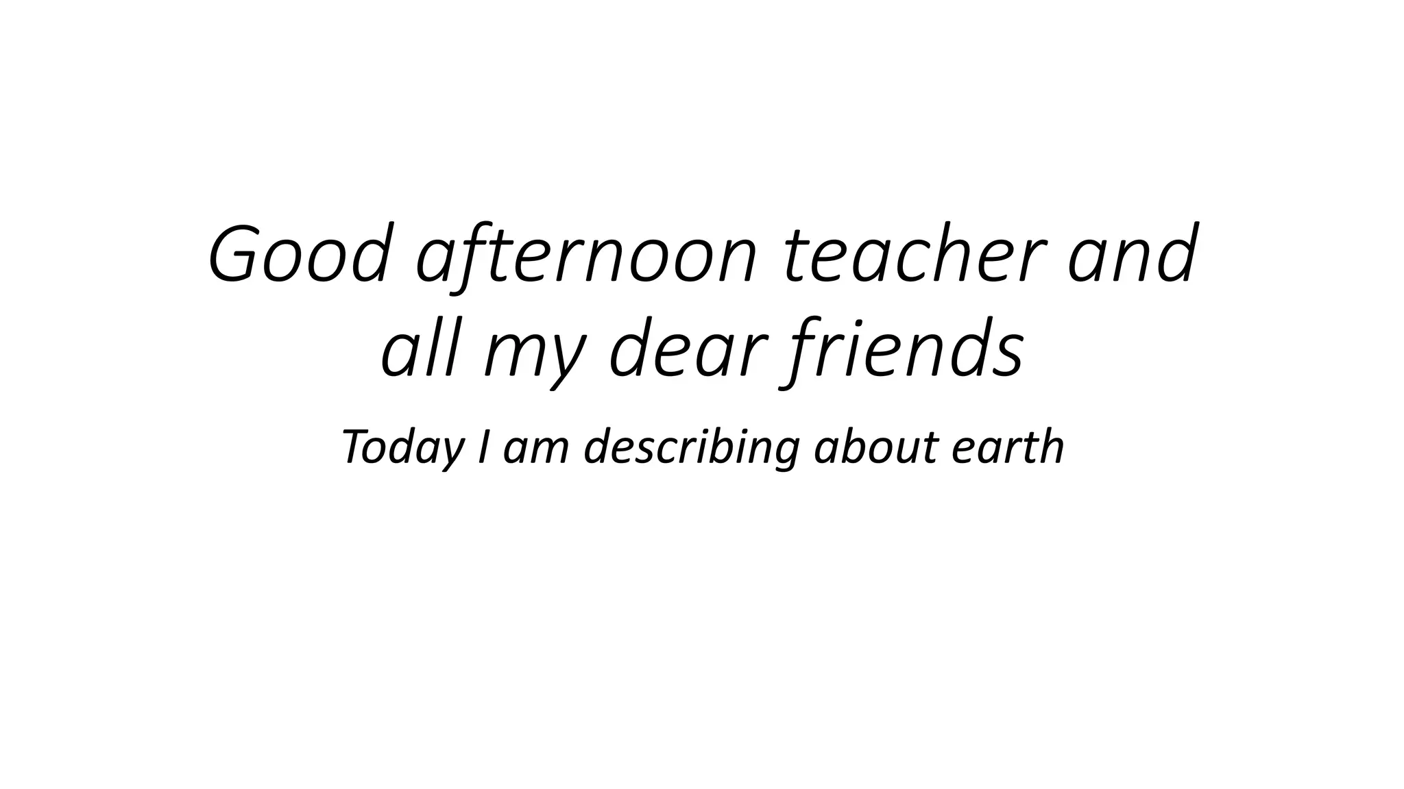 Please save earth | PPT