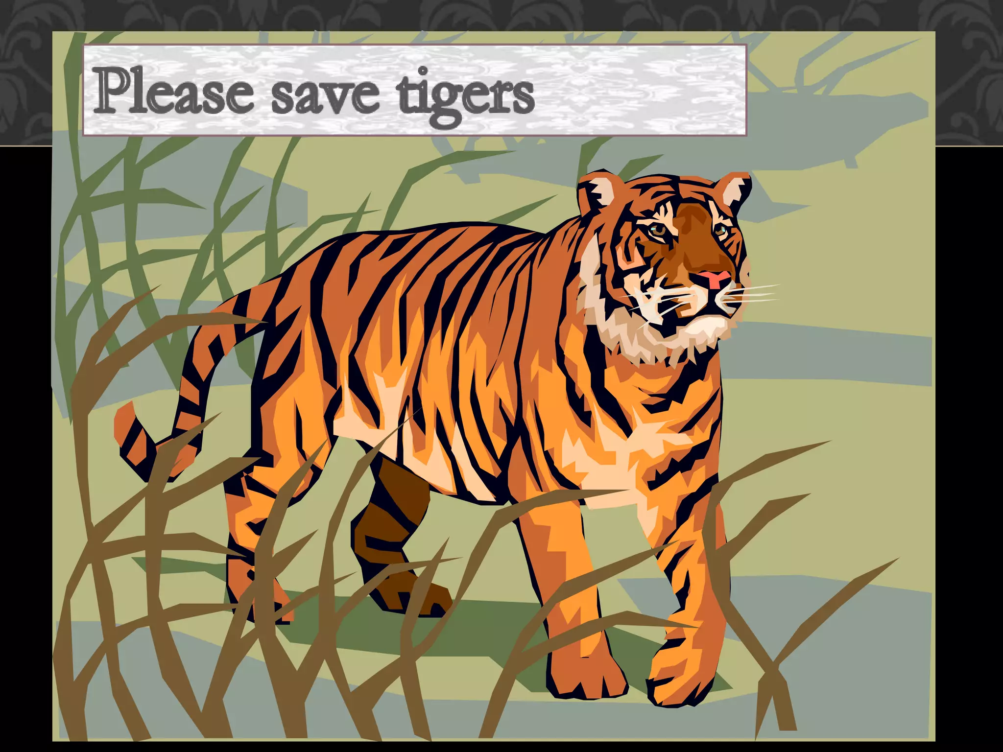 Please save tigers | PPT