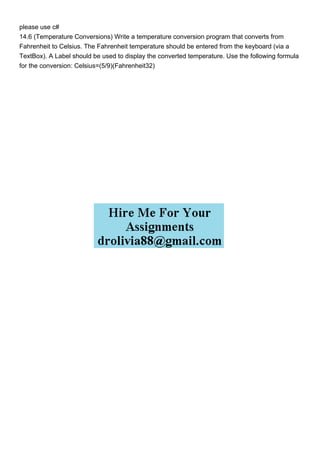 please use c 146 Temperature Conversions Write a tempera.pdf