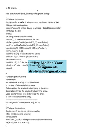 Please write it in C not python .pdf