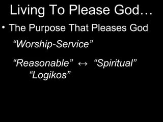 Pleasing god 2 | PPT