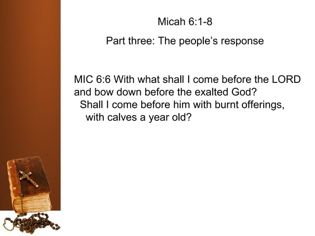 Pleasing God: What does God require of us? | PPT | Christianity ...