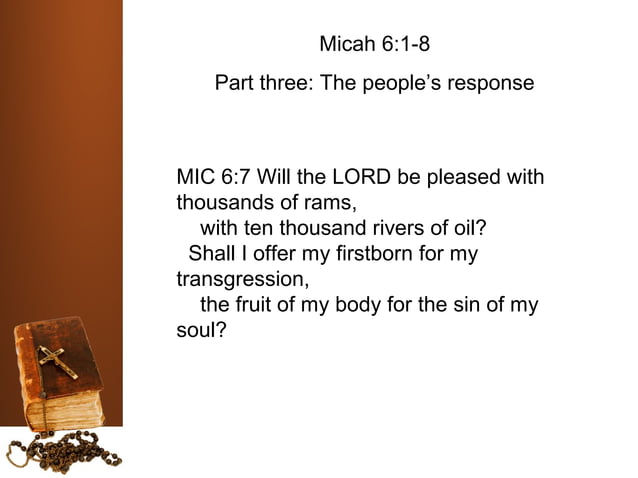 Pleasing God: What does God require of us? | PPT | Christianity ...