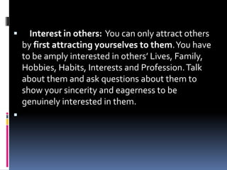 Pleasing personality... | PPTX