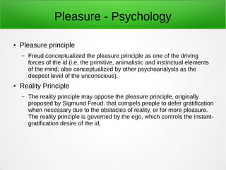 Pleasure | ODP