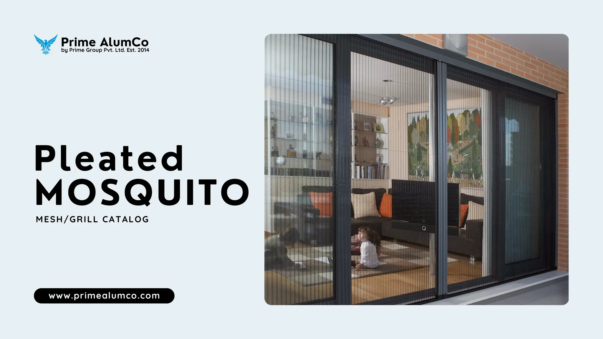 Pleated Mosquito Mesh | Prime AlumCo | Aluminium Grill | PPT