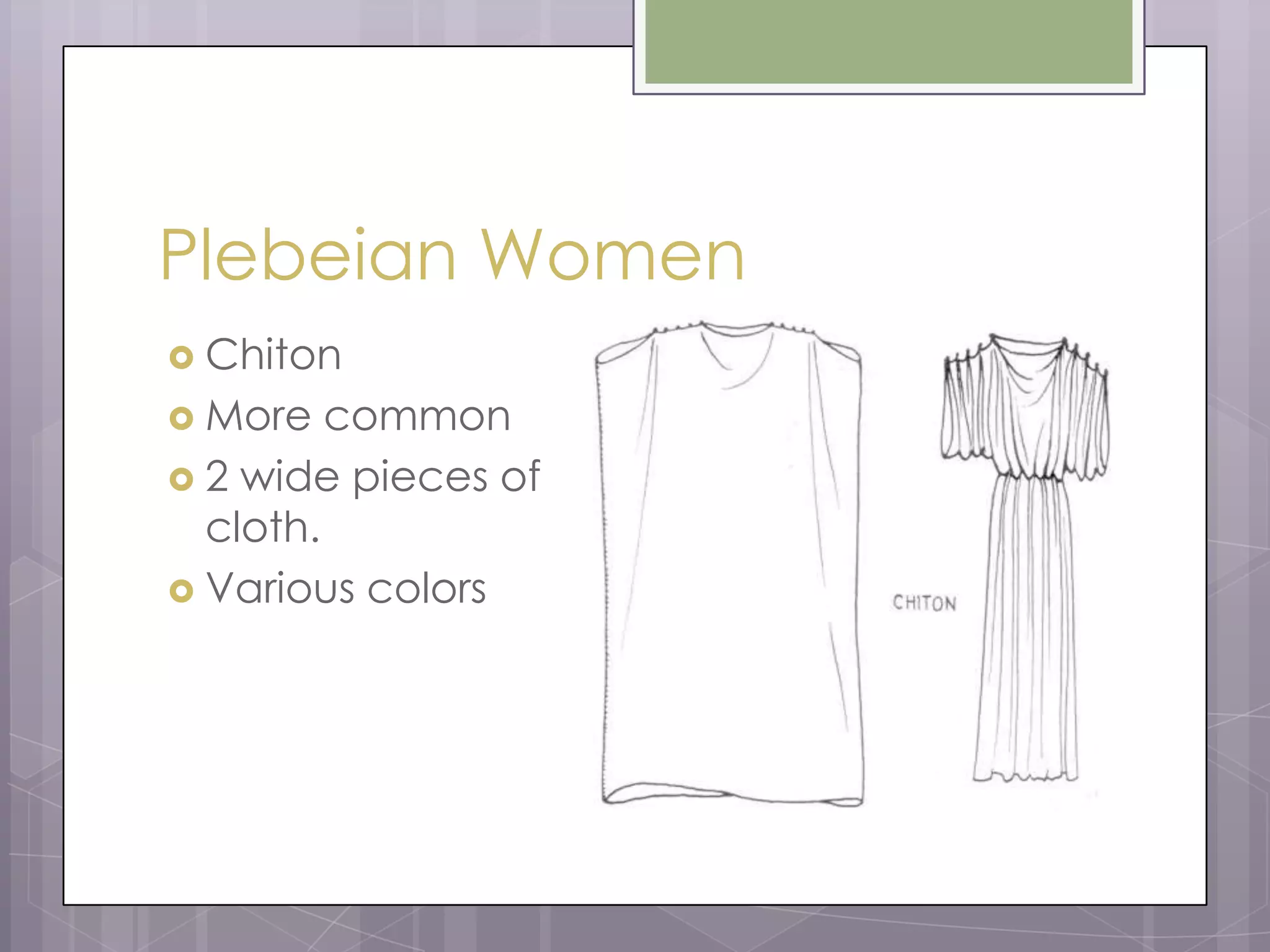 Plebeian clothing project | PPTX