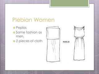 Plebeian clothing project | PPTX