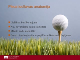 Pleca locītavas artroskopija | PPT