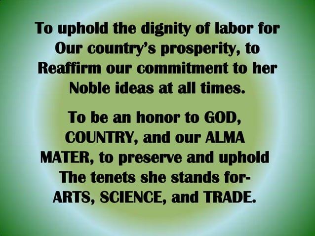 Pledge | PPTX | Graduation | Personal Celebrations & Life Events