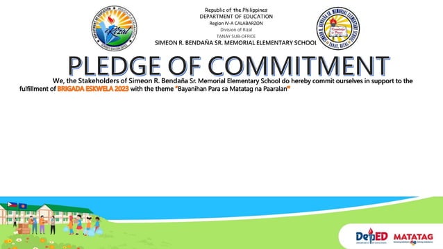 pledge-of-commitment.pptx | Political Issues & policy | Politics