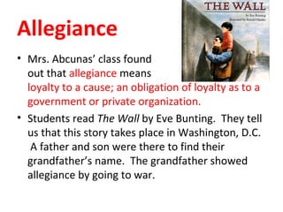 Pledge allegiance[1] | PPT | North America Travel | Travel Locations