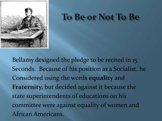 Pledge of allegiance | PPTX