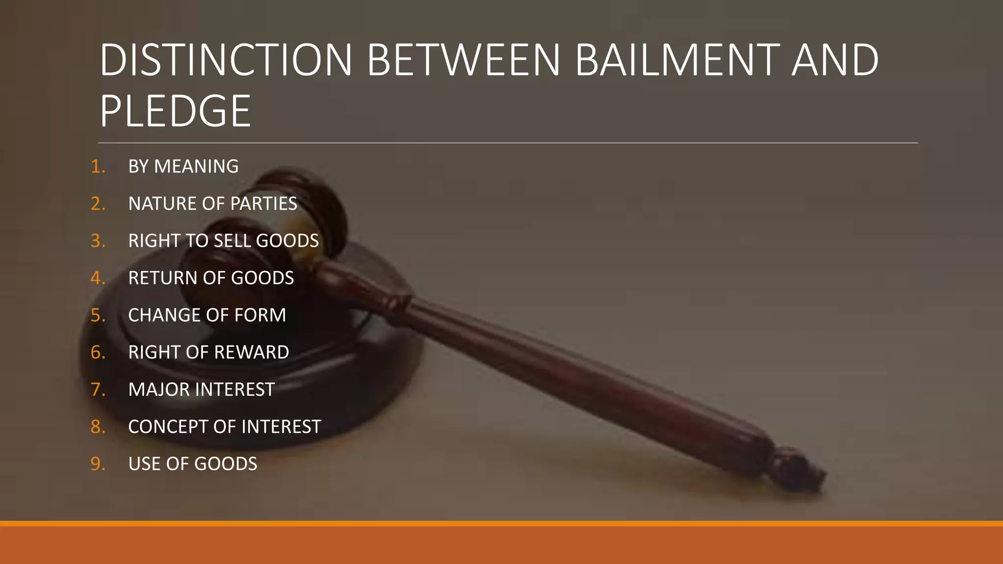 Pledge in Legal Aspects of Business | PPTX