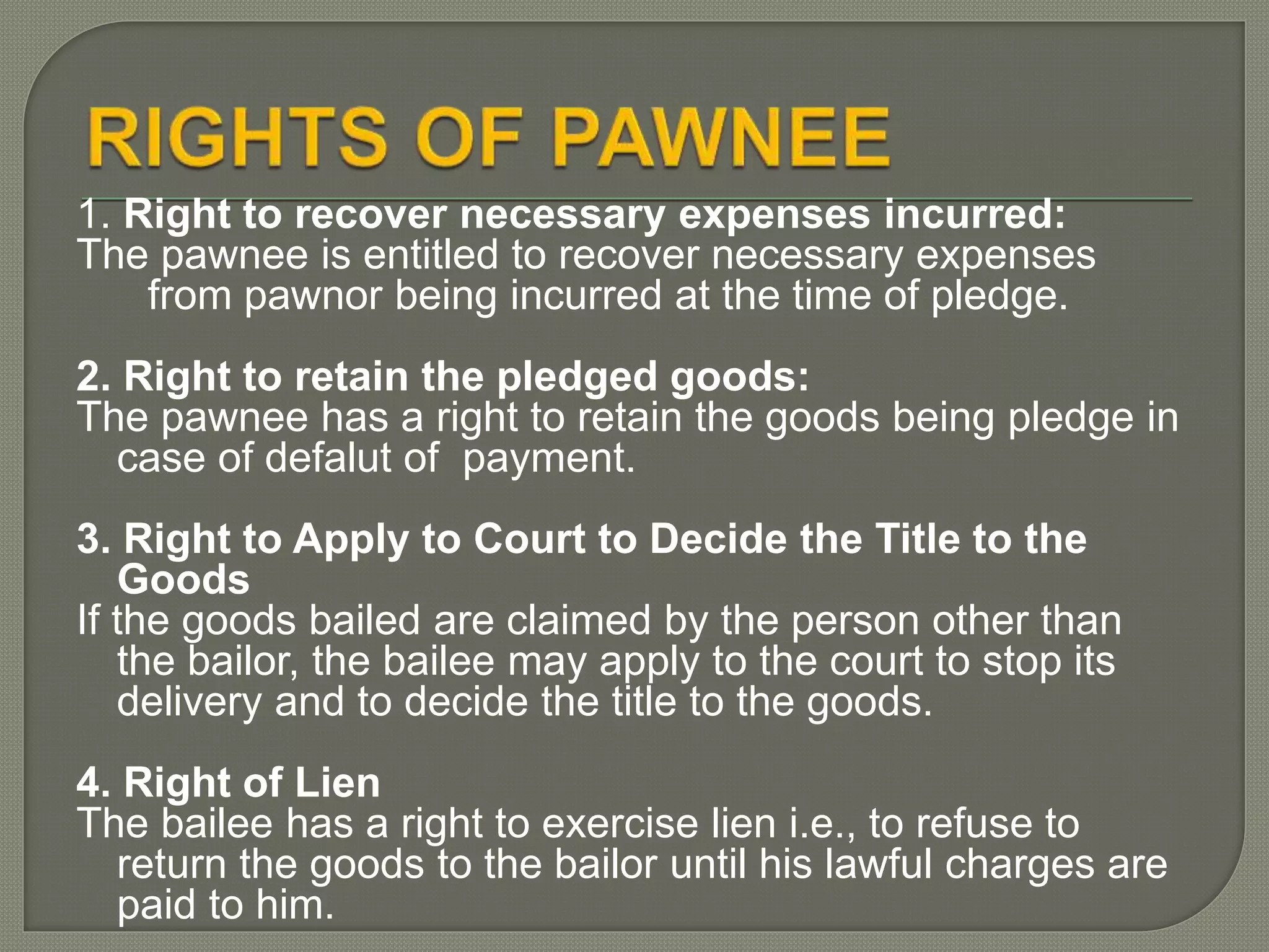 PPT on the topic Pledge under ICA, 1872 | PPTX