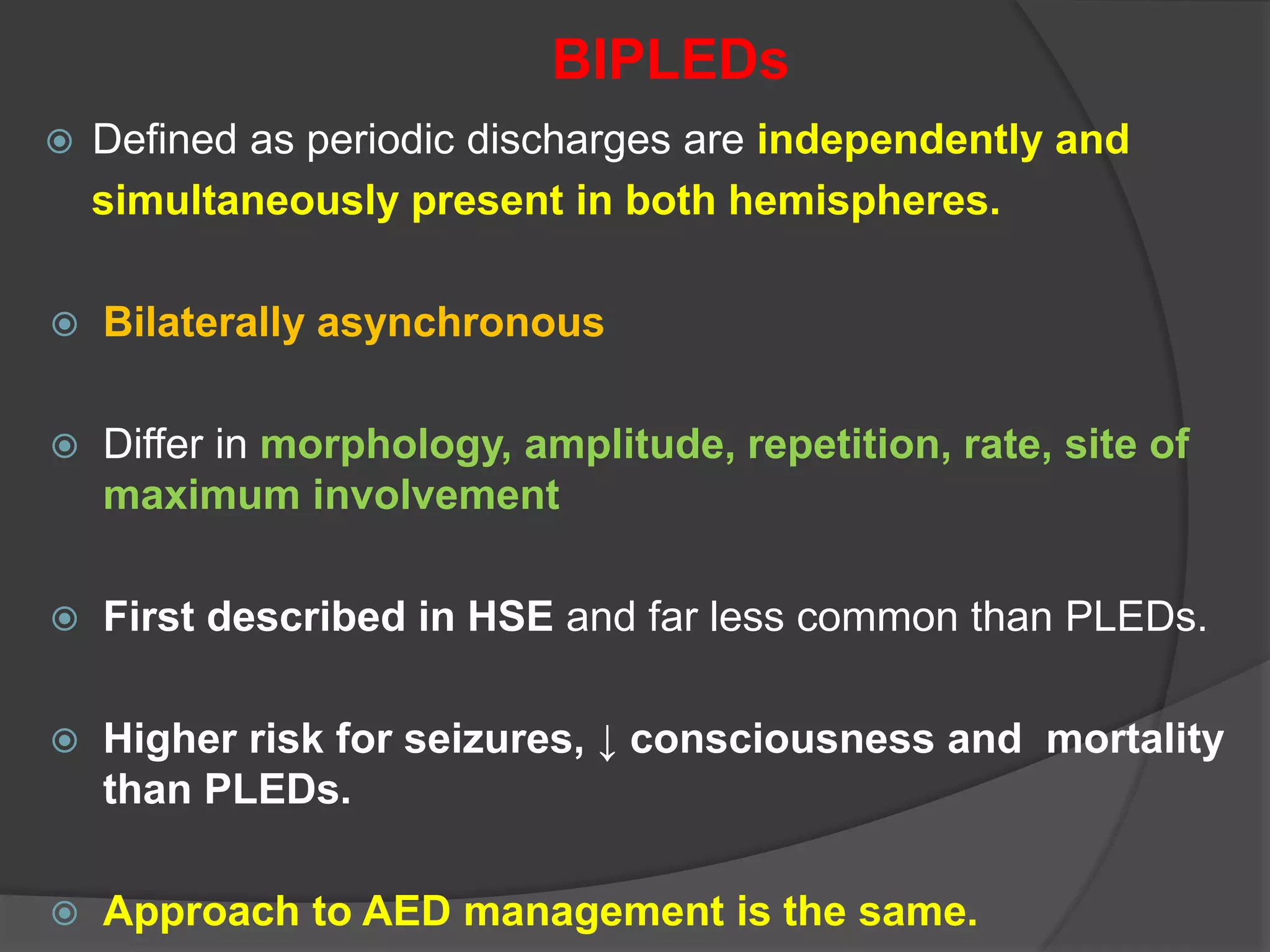Periodic lateralized epileptiform discharges | PPTX