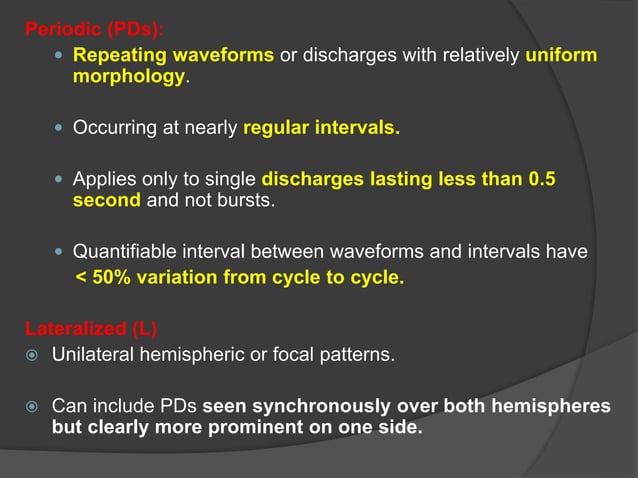 Periodic lateralized epileptiform discharges | PPTX