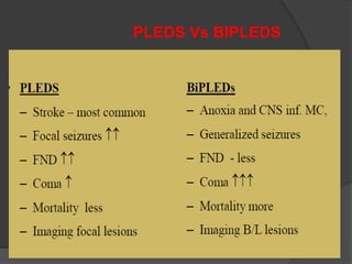 Periodic lateralized epileptiform discharges | PPTX