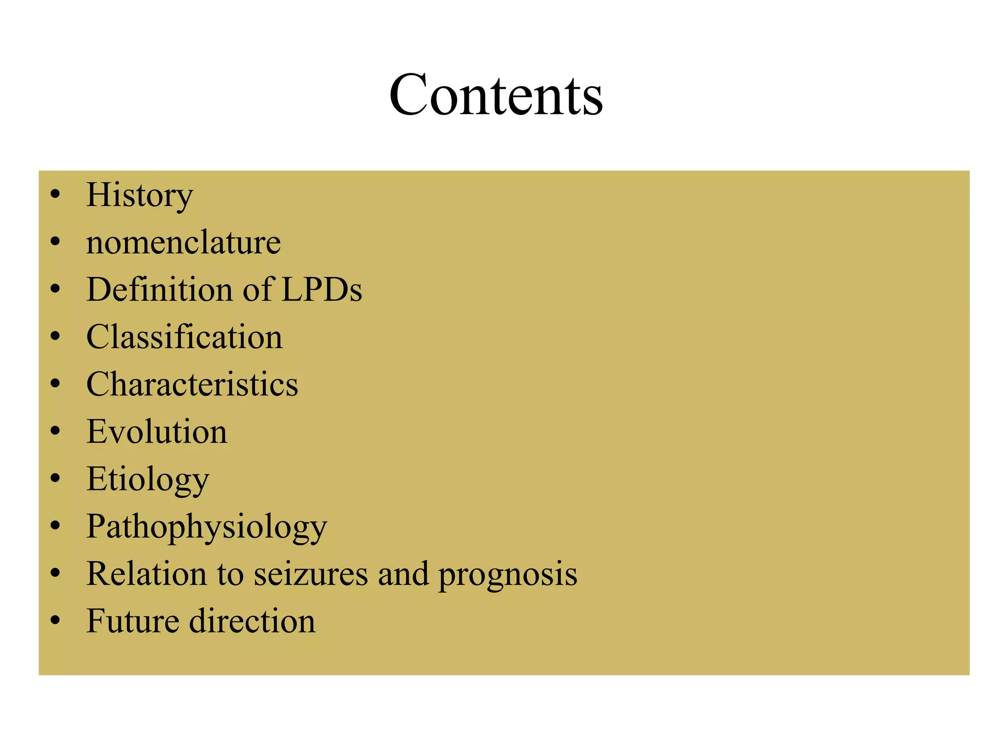 PLEDS | PPTX