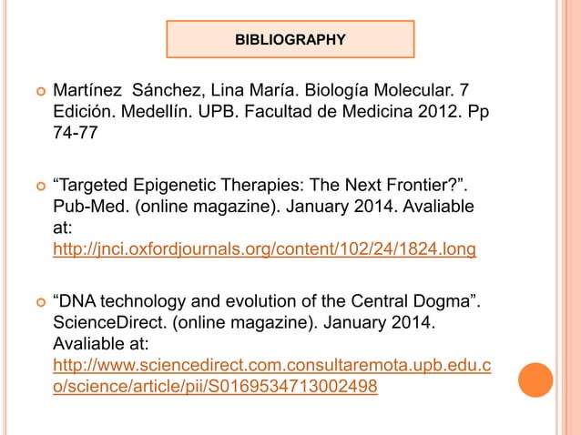 TARGETED EPIGENETIC THERAPIES: THE NEXT FRONTIER? AND ADN TECHNOLOGY ...