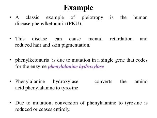 Pleiotropy Examples In Humans