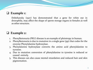 Pleiotropy | PPT