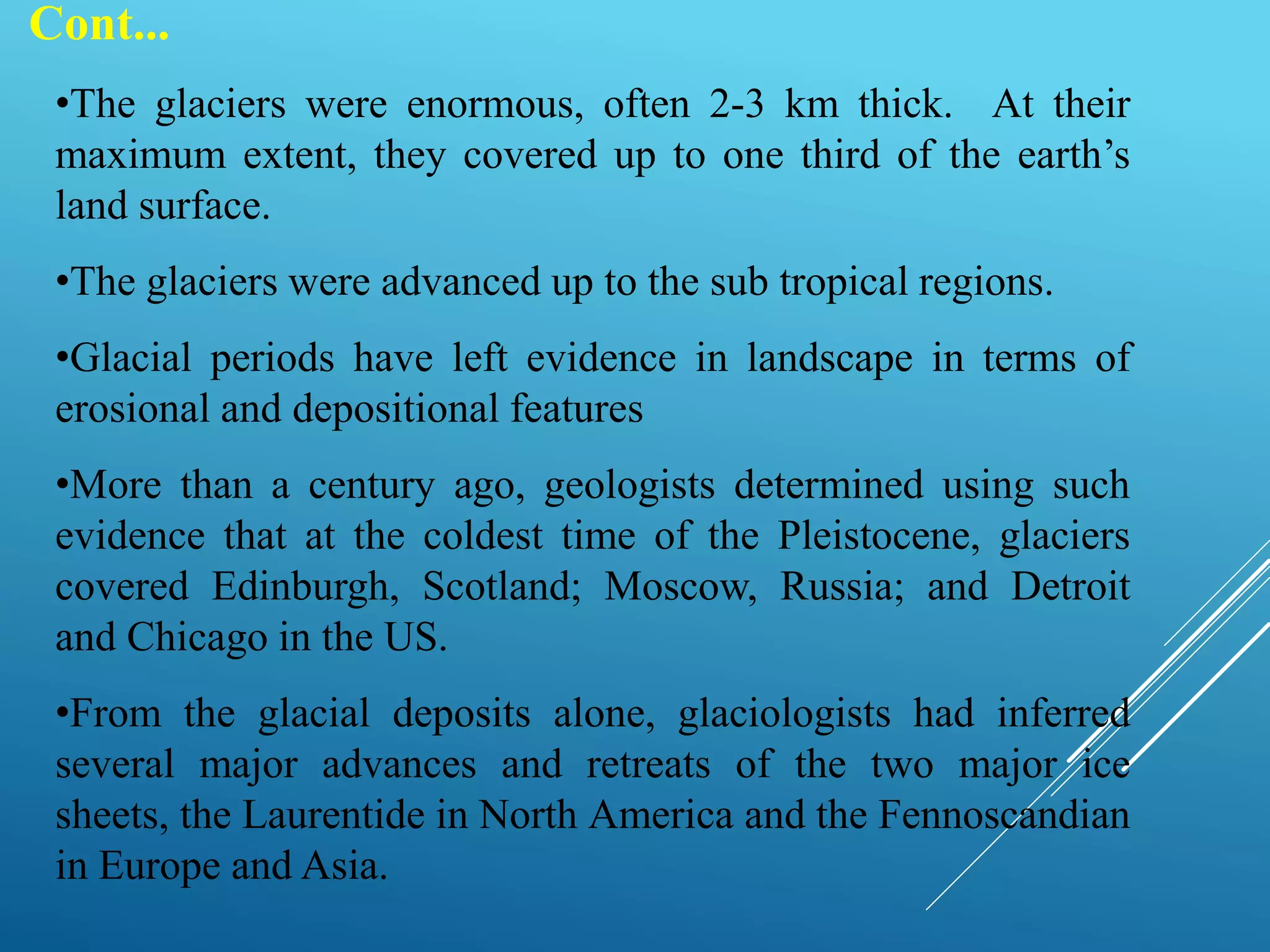 PLEISTOCENE GLACIATION[2].pptx