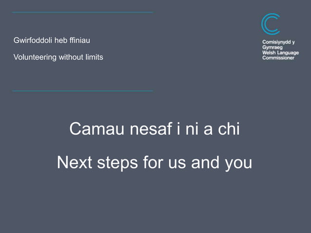 The third sector and the Welsh language | PPTX