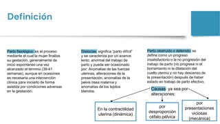 Plenaria Parto Obstruido- | PPTX