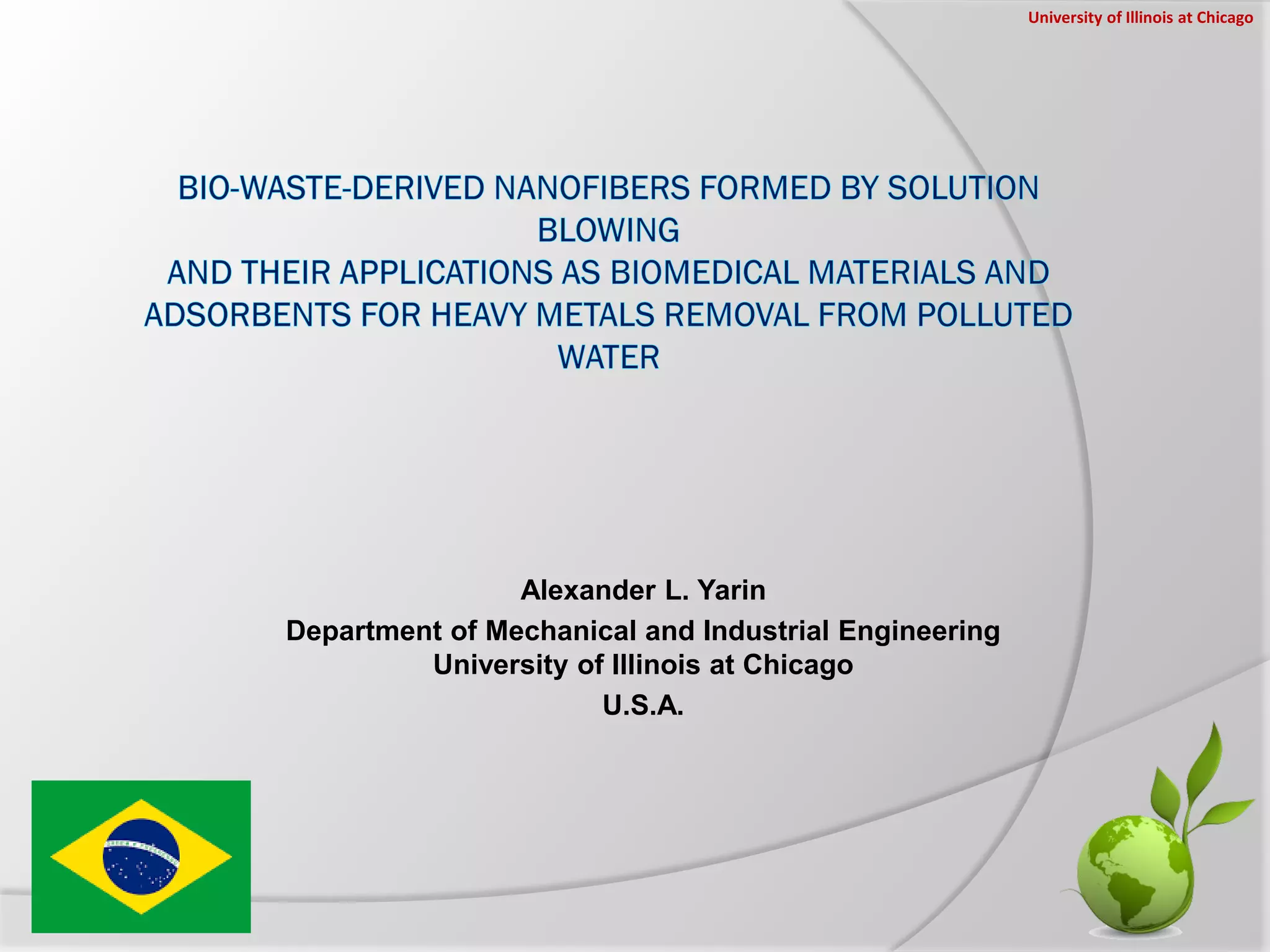 Bio-waste-derived nanofibers formed by solution blowing and their ...