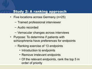 Measuring patient preferences | PDF