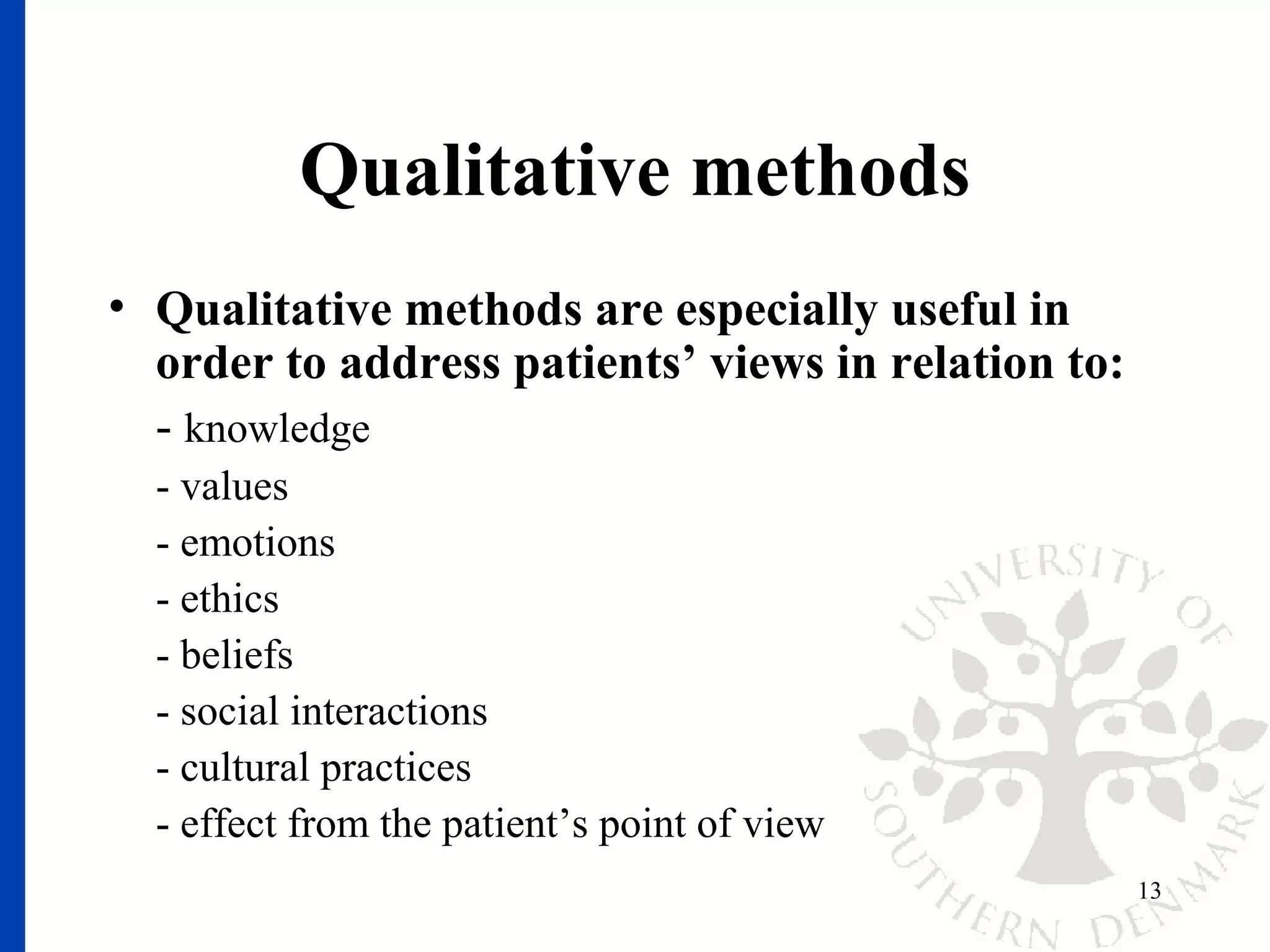 Qualitative research methods | PDF