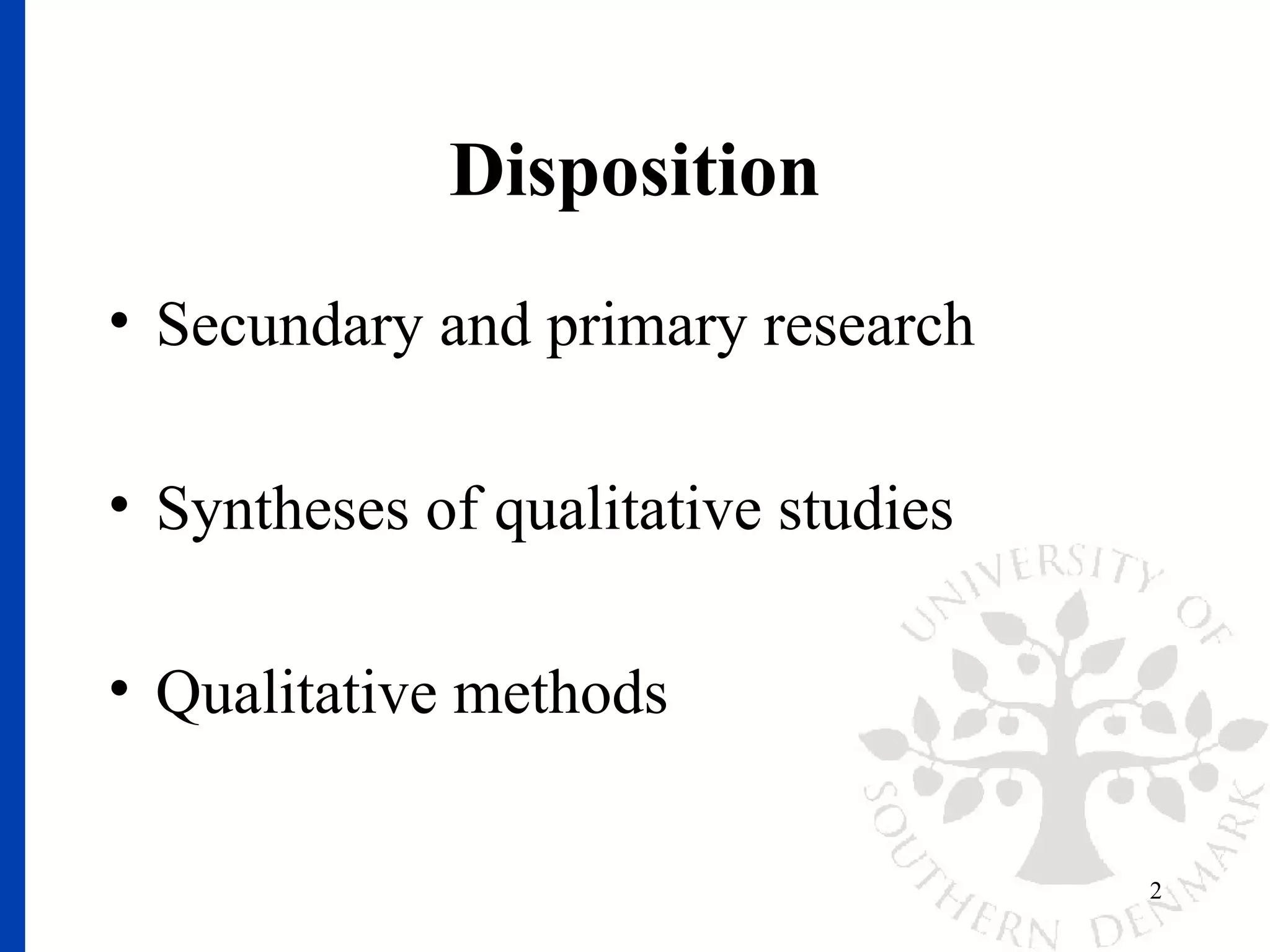 Qualitative research methods | PDF