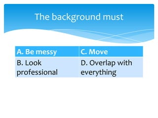 Plenary animation quiz | PPT