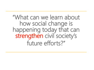 Building social power | PPTX